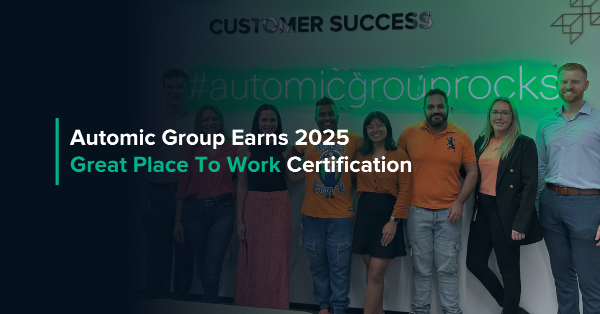 Automic Group Earns 2025 Great Place To Work Certification